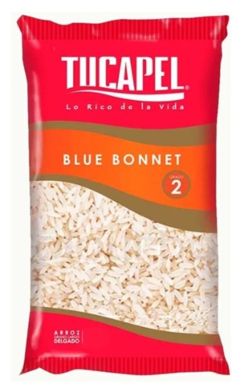 ARROZ TUCAPEL GRADO 2 BLUE BONNET 900 GRAMOS – Doña Francisca